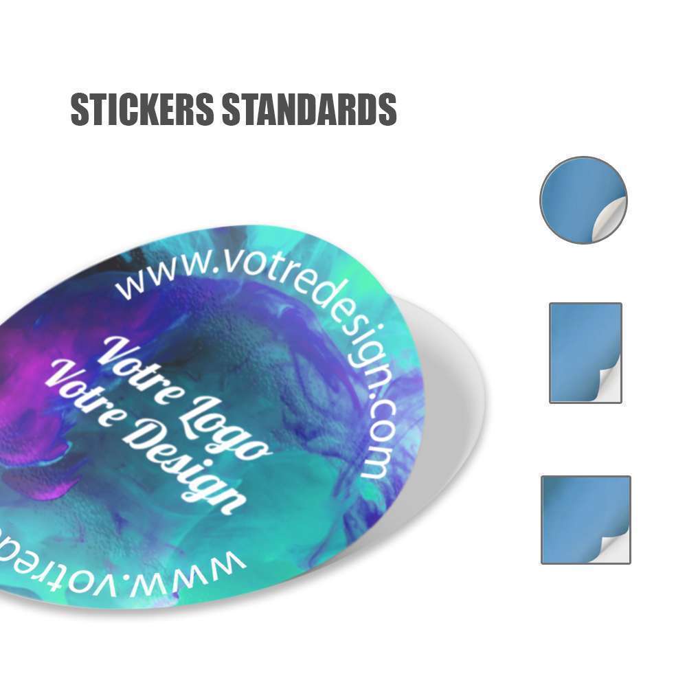 Stickers standard - Effet Print