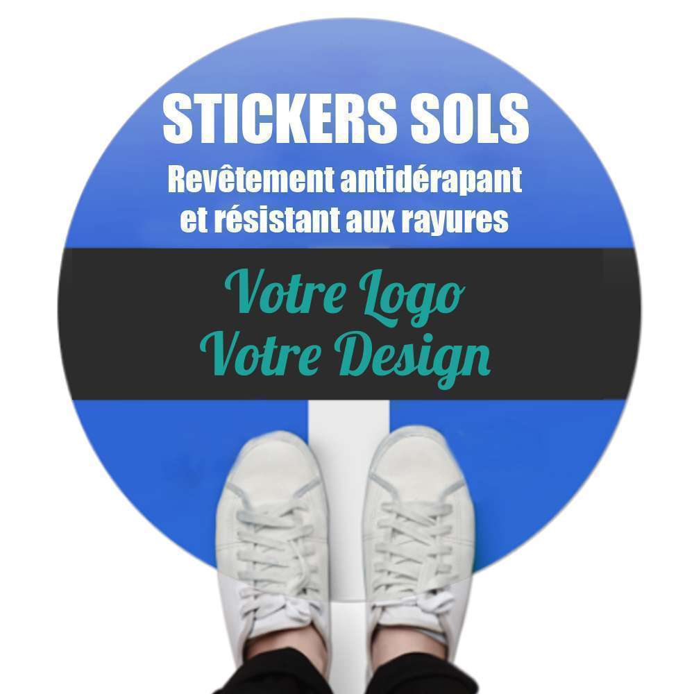 Stickers sol extérieur - Effet Print